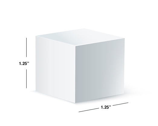1.25" By 1.25" Crystal Clear Cubes - 192 cubes / 12.4 lb – Revolution ...